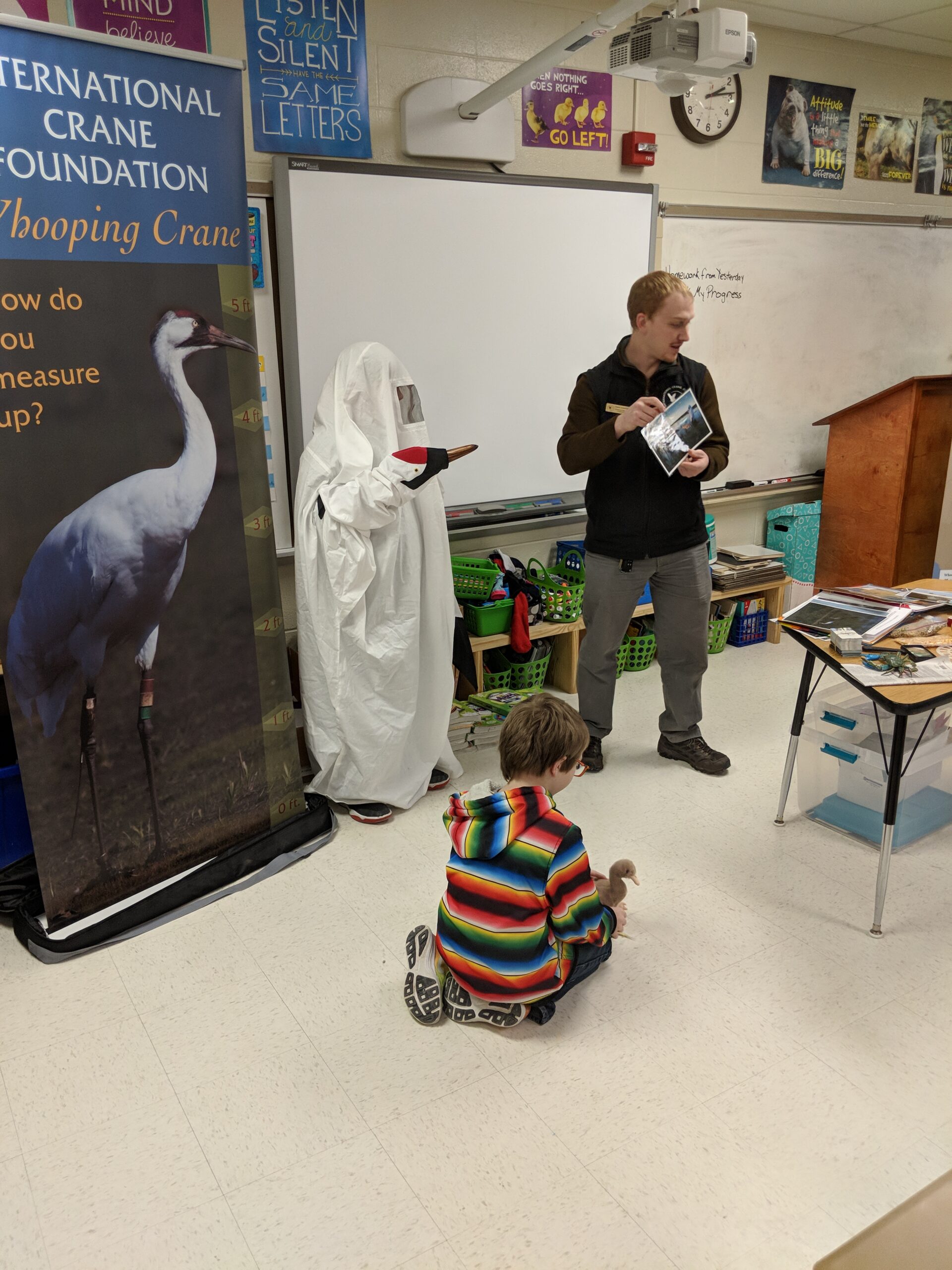 Eastern Greene 4th Graders explore Goose Pond whooping cranes ...